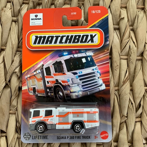 Toys | Scania P 36 Fire Truck Matchbox Car New 2025 Firetruck Engine ...